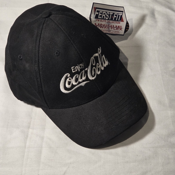 Coca Cola | Accessories | Coca Cola Black Cap | Poshmark